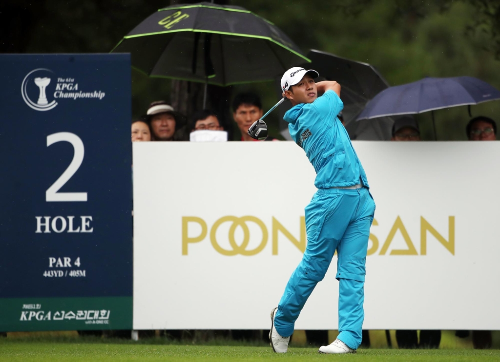 KPGA 6년 무명 문도엽, 생애 첫 우승 눈앞 | 연합뉴스