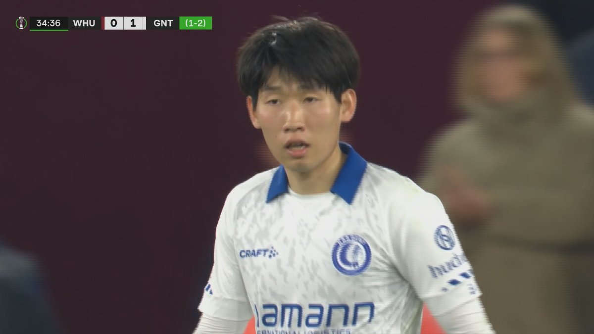 '홍현석 70분' 헨트, 웨스트햄에 역전패…UECL 8강 탈락 | 연합뉴스