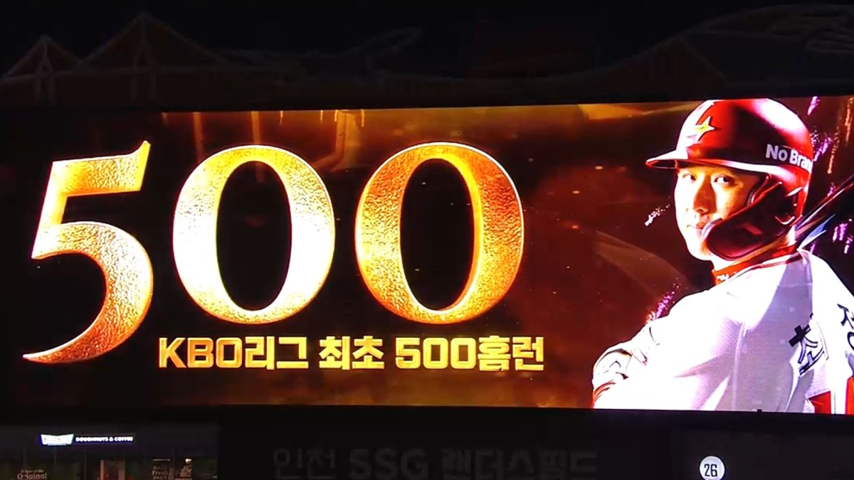 韓国プロ野球初の通算500本塁打 SSG崔廷が記録（5月14日） | 聯合ニュース