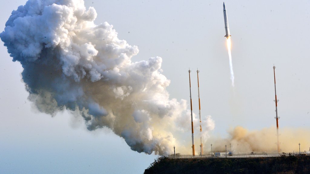 李대통령 발사 성공 순간에 '환호' | 연합뉴스