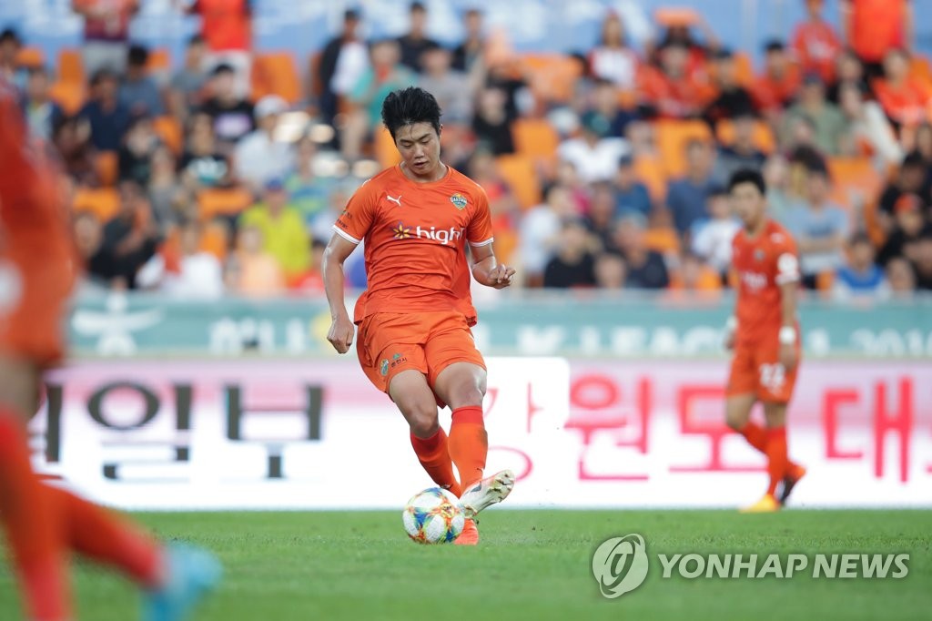 '두 자릿수 득점 돌파' 강원 김지현, K리그1 29R MVP | 연합뉴스