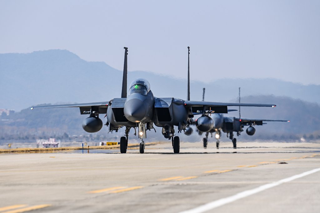 이륙 준비하는 F-15K | 연합뉴스