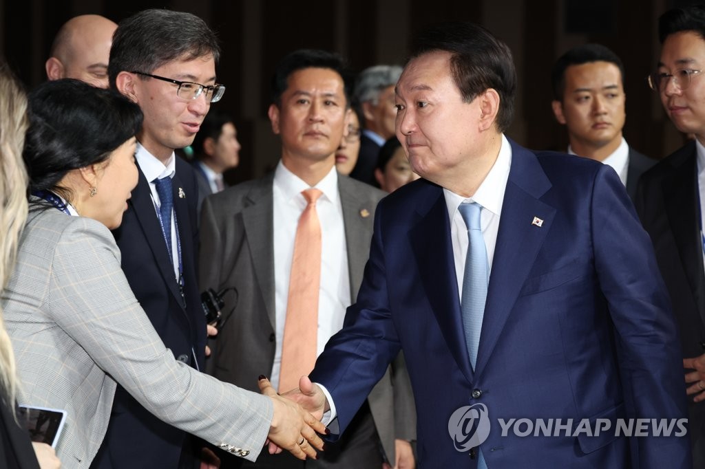 윤 대통령 아시아개발은행 연차총회 참석 연합뉴스